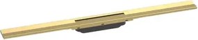 Hansgrohe RainDrain Flex leštěný vzhled zlata / Sprchový žlab / 800 mm