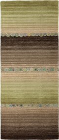 XXXLutz ORIENTÁLNÍ KOBEREC, 80/300 cm šedá, zelená Cazaris - Orientální koberce - 004345027399