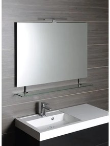 Sapho Wega Zrcadlo 100x80 cm s policí 60092