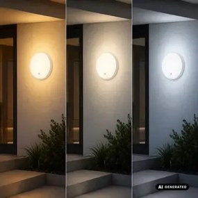 MCE535 W bílá / Venkovní LED svítidlo / PIR senzor pohybu
