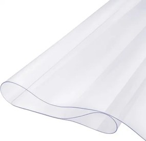 PVC chránič stolu 137,2 × 137,2 cm průhledný plastový o tloušťce 2,0 mm