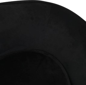 Pohovka pro psy černá 67 x 47 x 36 cm plyš 171086