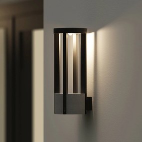 Lucande Overa LED venkovní nástěnné světlo, kulaté