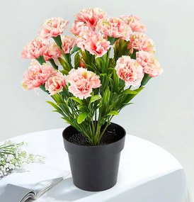 Die moderne Hausfrau Umělá květina Karafiát, růžový
