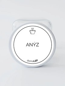 Samolepka na kořenky ANÝZ bílá 5 cm základní písmo