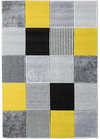 Koberce Breno Kusový koberec ALORA A1039 Yellow, Šedá, Vícebarevné, 200 x 290 cm