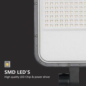 Brilagi-LED Venk. lampa se sloupem a kl. 3 m URBANLIGHT LED/100W/230V černá IP65