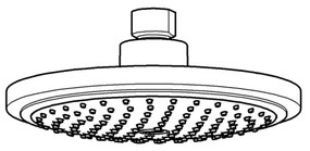 GROHE 27492000 - Hlavová sprcha EUPHORIA COSMOPOLITAN pr. 180 mm lesklý chrom