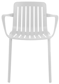 MAGIS - Židle PLATO s područkami - bílá