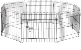 PawHut Hračkový výběh pro štěňata, ohrada pro štěňata, brána pro štěňata v 5 velikostech (Rozměry: 71x61cm) | Aosom