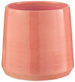 OnaDnes -20% Růžový keramický květináč J-line Asol 24 cm