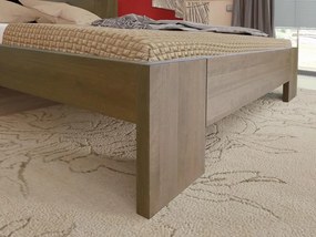 FMP Lignum Lena II postel - buk průběžný Moření: lak č. 719, Výška bočnice: 50 cm, Rozměr: 140 x 200 cm