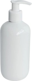 Dávkovač na mýdlo 300 ml bílý s bílou pumpičkou BELA