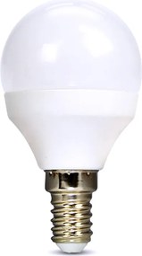 Solight LED žárovka, miniglobe, 8W, E14, 3000K, 720lm, bílé provedení
