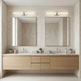Toolight Rea, Koupelnové nástěnné LED svítidlo APP1882-1W 60cm CHROME, OSW-66037