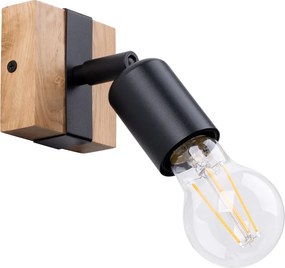 Sollux Lighting Nástěnné svítidlo ZUCA černé