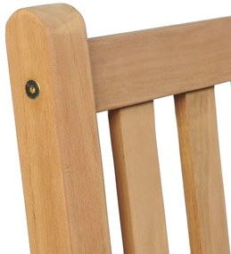 Zahradní židle 2 ks šedé podušky masivní teakové dřevo,  3062731