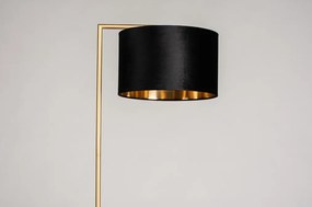 Stojací designová lampa Pallas Black and Gold Messe