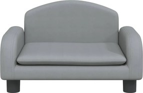 Pelíšek pro psy světle šedý 50 x 40 x 30 cm textil 171971