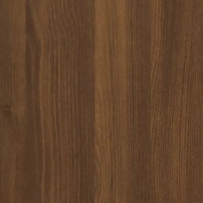 Petromila Knihovna hnědý dub 100x33x70,5 cm kompozitní dřevo a ocel