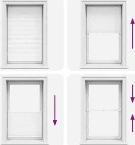 vidaXL Plisované žaluzie / rolety Plisse 70 x 125 cm - [240598] Barva: Bílá
