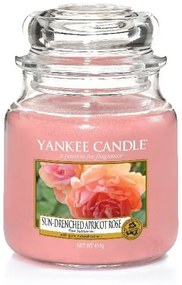Aromatická svíčka, Yankee Candle Sun-Drenched Apricot Rose, hoření až 75 hod