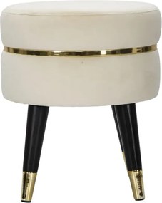 Taburet PARIS 35 cm krémový