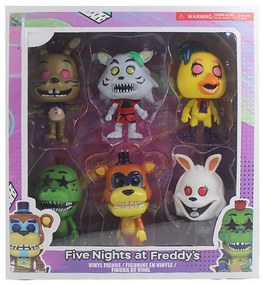FNAF Sada 6 ks figurek Five Night at Freddy´s Balení: s krabicí