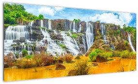 Panorama vodopádů (100x40cm)