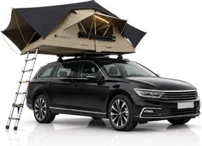 Juskys Autostan Lago pro 2–3 osoby Barva: černá / khaki, Velikost: 140 × 240 cm