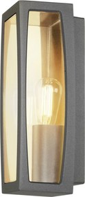 LA 230655 Venkovní svítidlo MERIDIAN BOX, antracit, E27, max. 25 W, průsvitný plast - BIG WHITE (SLV)