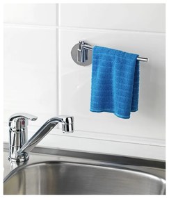 Samodržící držák na utěrku z nerezové oceli Wenko Turbo-Loc, nosnost až 40 kg