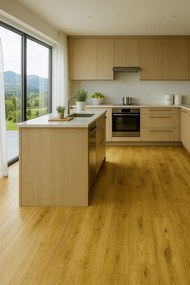 Beauflor, PVC podlaha - lino Texalino Supreme 667M Tasmanian Oak - dub, na míru, šíře 2m,3m,4m,5m, hnědá, filc, chodba / předsíň
