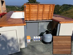 Poolmaster Rozšíření pro bazény ELEGANCE 1000, 1200 NATURAL WOOD (0717)