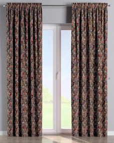 Závěs s tunýlkem a volánkem barva vícebarevná látka pletený vzor, vzorované