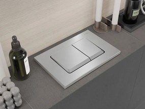 Mexen Fenix ​​Air 10 XS, pneumatické dvojité tlačítko pro splachování, chrom matný, 6A1002