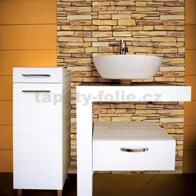 Obkladové panely 3D PVC TP10006922, cena za kus, rozměr 980 x 498 mm, kámen pískový, GRACE