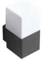 Venkovní lampa Sorano tmavě šedá