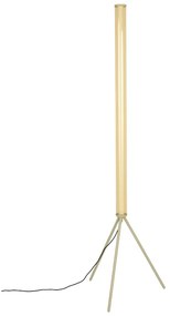 OnaDnes -20% Béžová skleněná stojací lampa ZUIVER SCOTTY 156 cm
