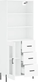 Skříň highboard bílá 69,5 x 34 x 180 cm kompozitní dřevo 3189517