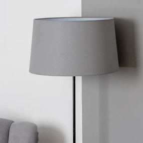 Brilagi - LED Stojací lampa CERIA 1xE27/40W/230V pr. 45 cm šedá/černá