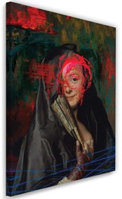 Gario Obraz na plátně Poškrábaný portrét ženy - Jose Luis Guerrero Rozměry: 40 x 60 cm