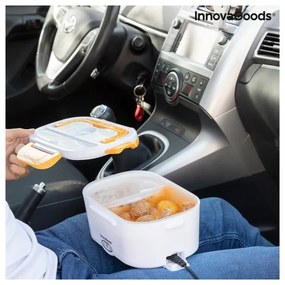 V0103376 InnovaGoods Elektrický jídlonosič do auta InnovaGoods 40W 12 V bílo-oranžová