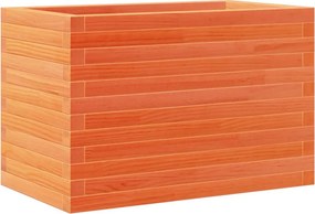 Zahradní truhlík voskově hnědý 70x40x46 cm masivní borové dřevo 3282441