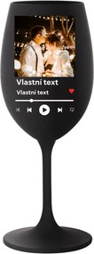 Personalizovaná sklenice s motivem přehrávače