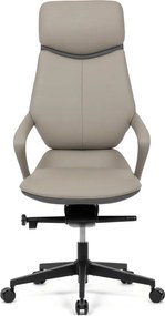 Kancelářské křeslo KA-T8426 GREY, houpací mechanismus, šedá ekokůže (59 x 63) cm