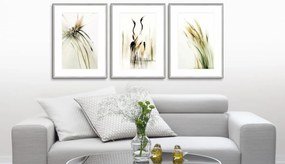 Moderní a elegantní triptych do obývacího pokoje a ložnice, sada 3 obrazů, Prchavá Série | Anna Borkowska