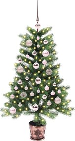 Vánoční stromeček s 150 LED diodami s stojanem Zelená 90 cm PE 3396302