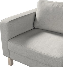 Potah na pohovku IKEA  Karlstad 2-místná, nerozkládací, krátký barva šedá látka pletený vzor