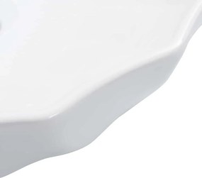 Umyvadlo bílé 46 x 17 cm keramika 143921